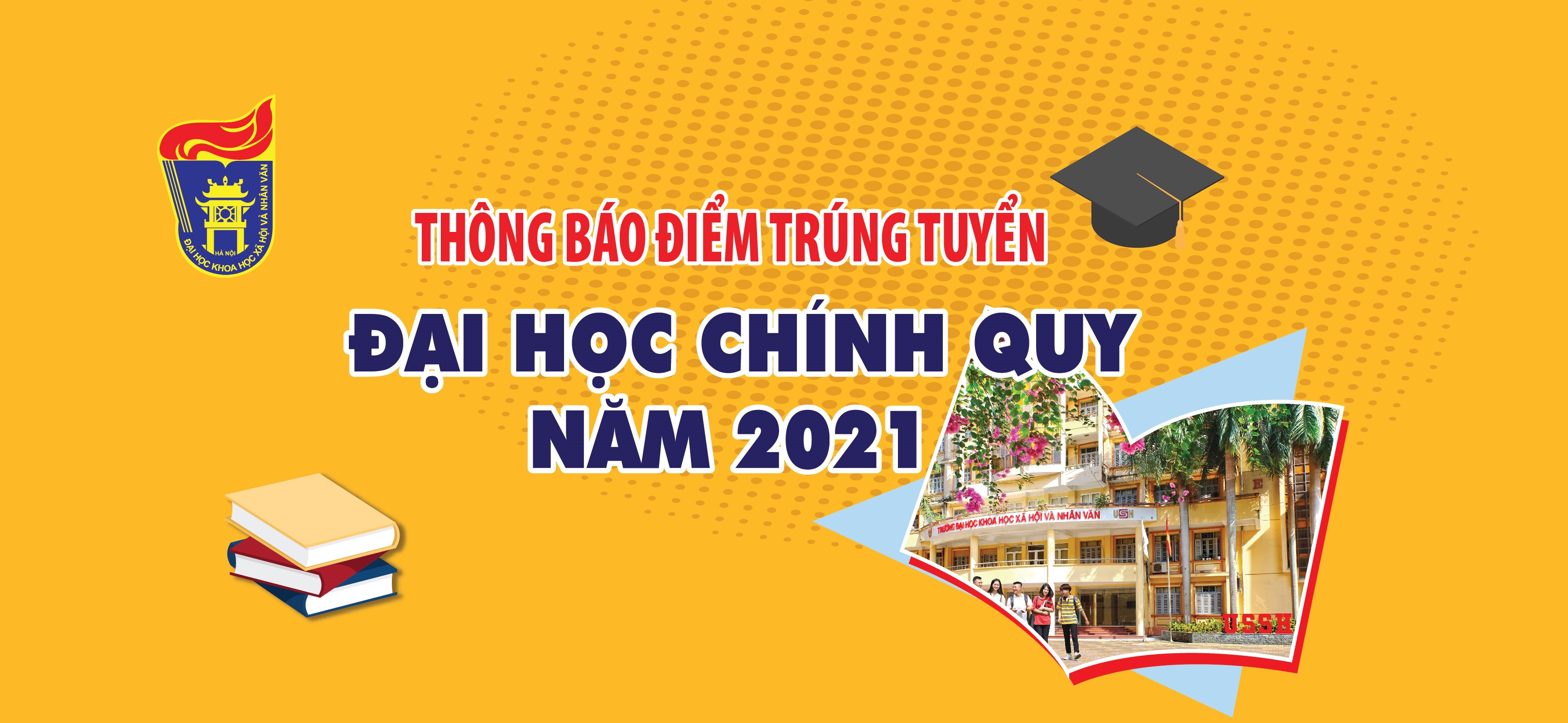 Công bố kết quả trúng tuyển đại học chính quy theo kết quả thi tốt ...